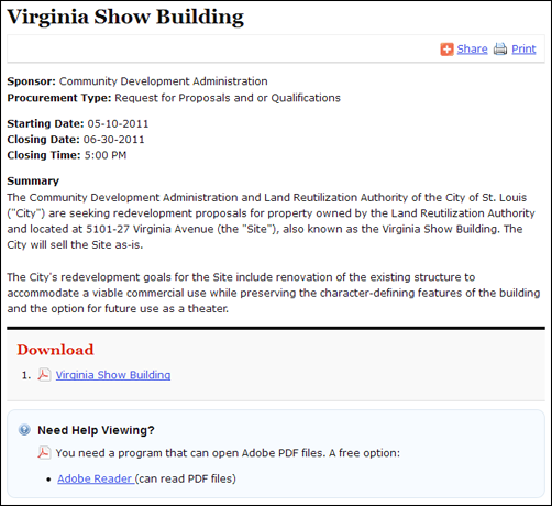 Procurement Documents