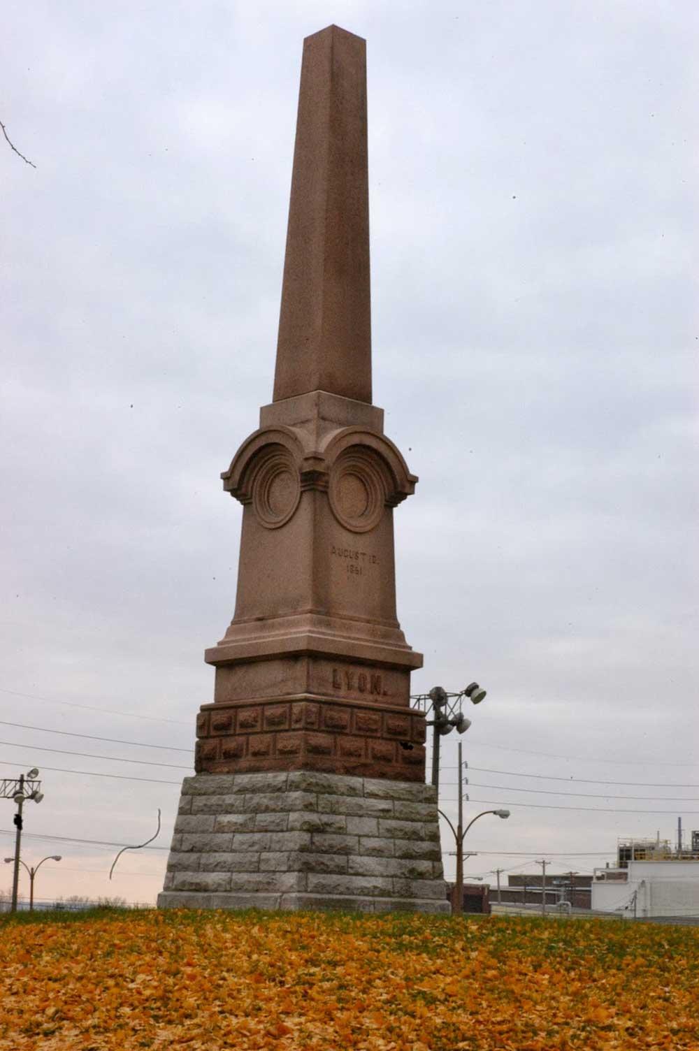 General Nathaniel Lyon Monument | Lyon Park | City of St. Louis Parks